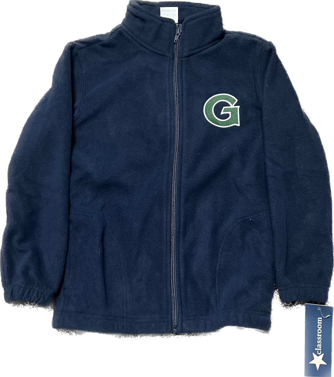 Zip Up Fleece Jacket w/logo – Grace Shop