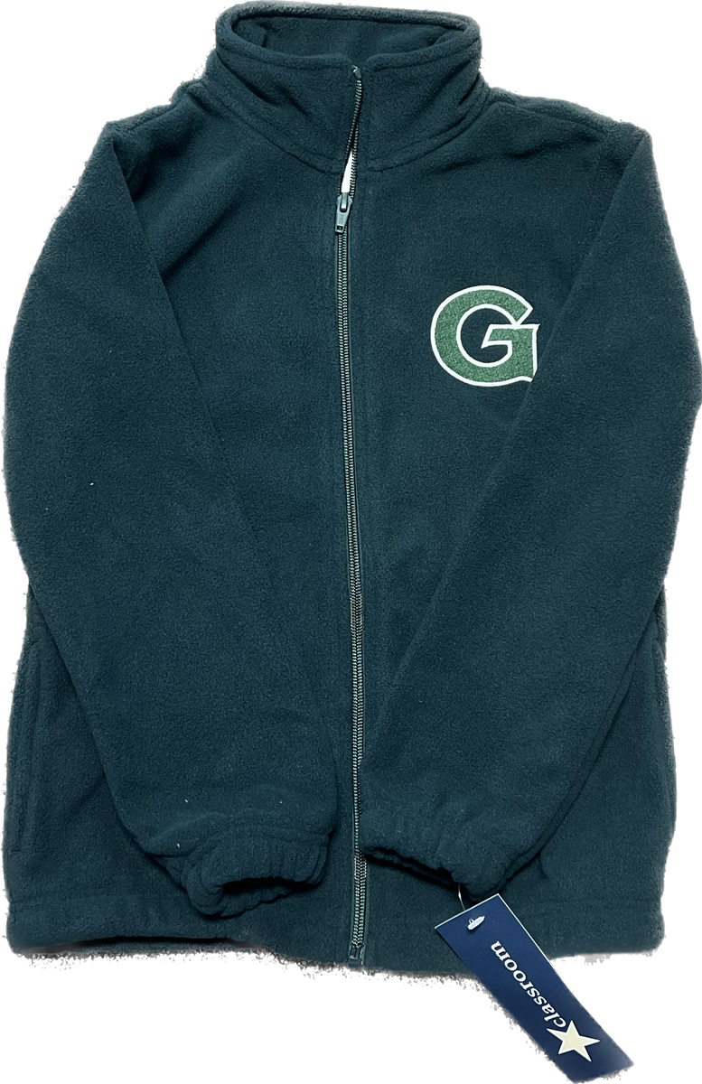 Zip Up Fleece Jacket w/logo – Grace Shop